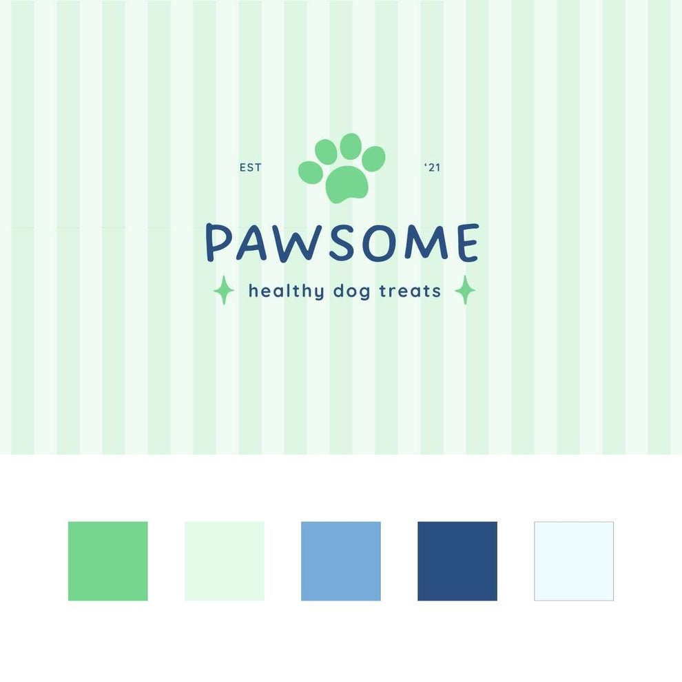 Pawsome Pet Brand Template - Essentials Kits – That Branding Co